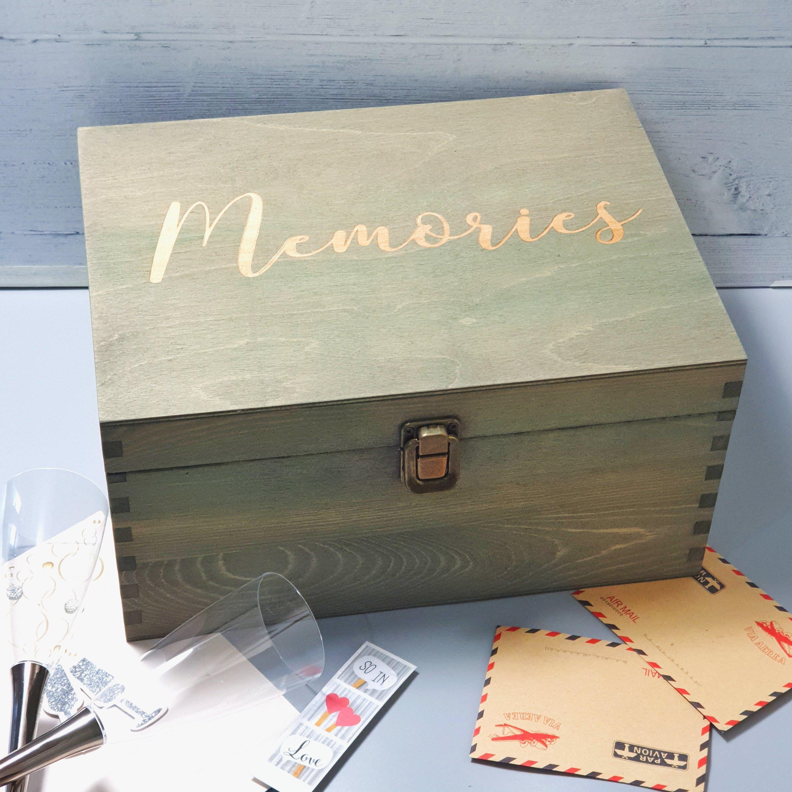 Personalised Birthday Memories Keepsake Box I 21st 30th 40th 50th 60th ...