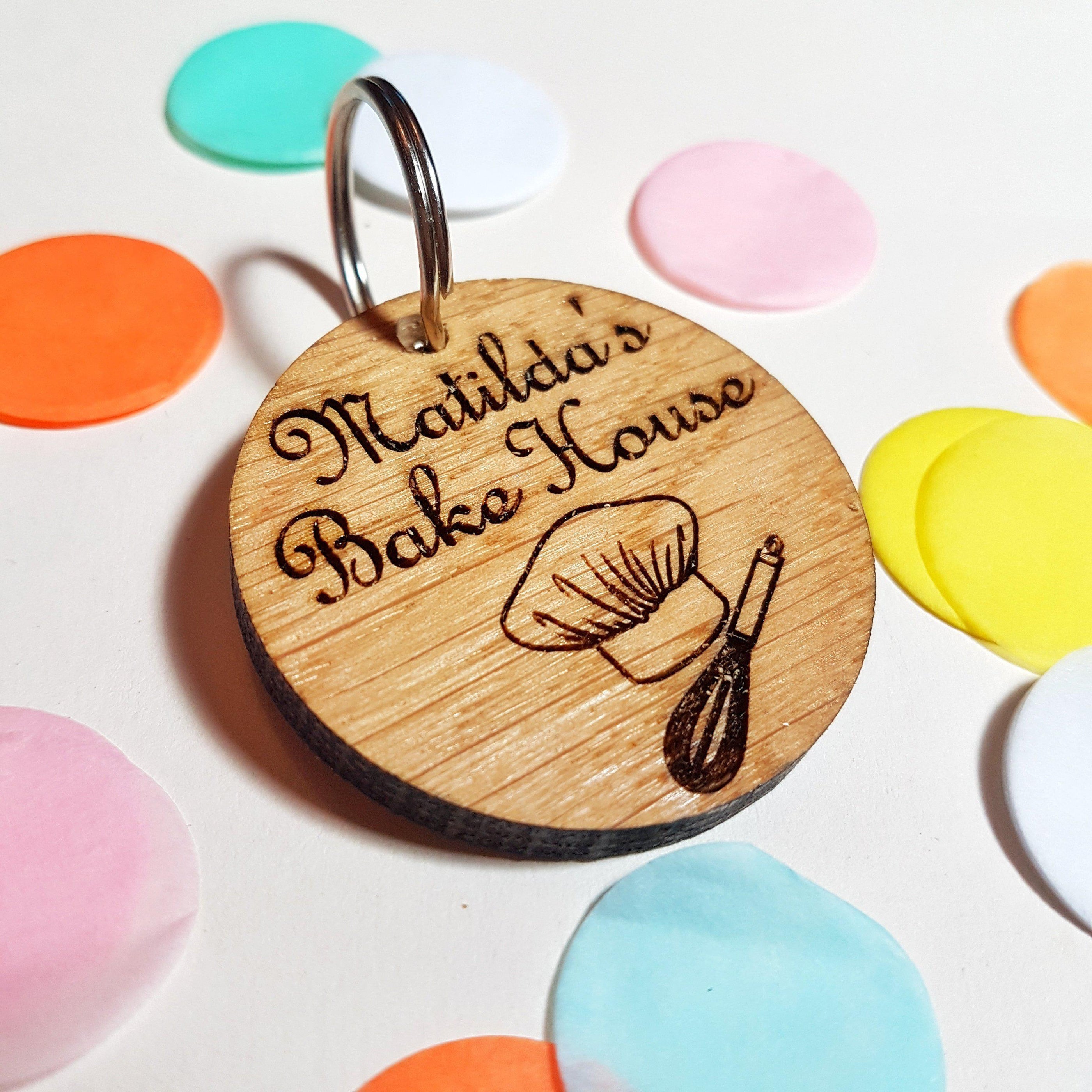 Personalised Business Logo Keyring I Make Memento