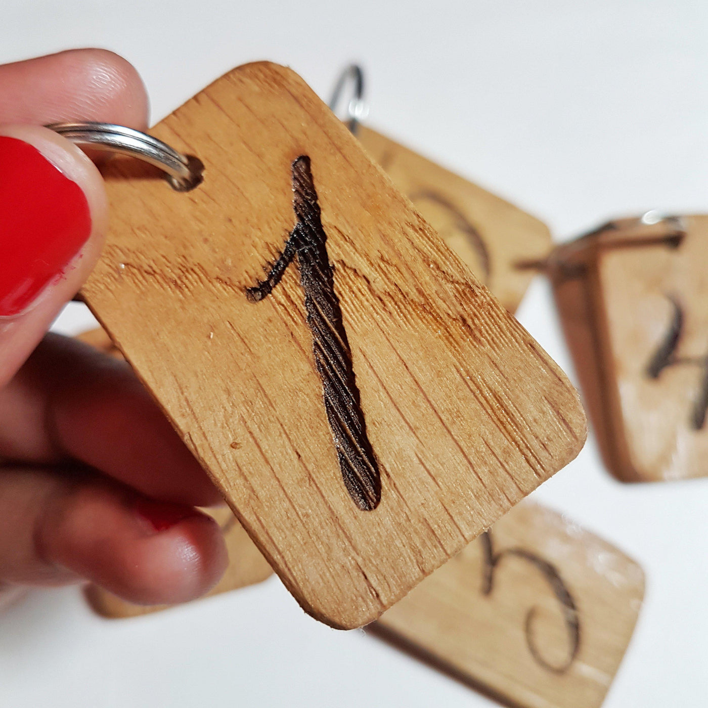 Personalised Door Number Keyring I Make Memento