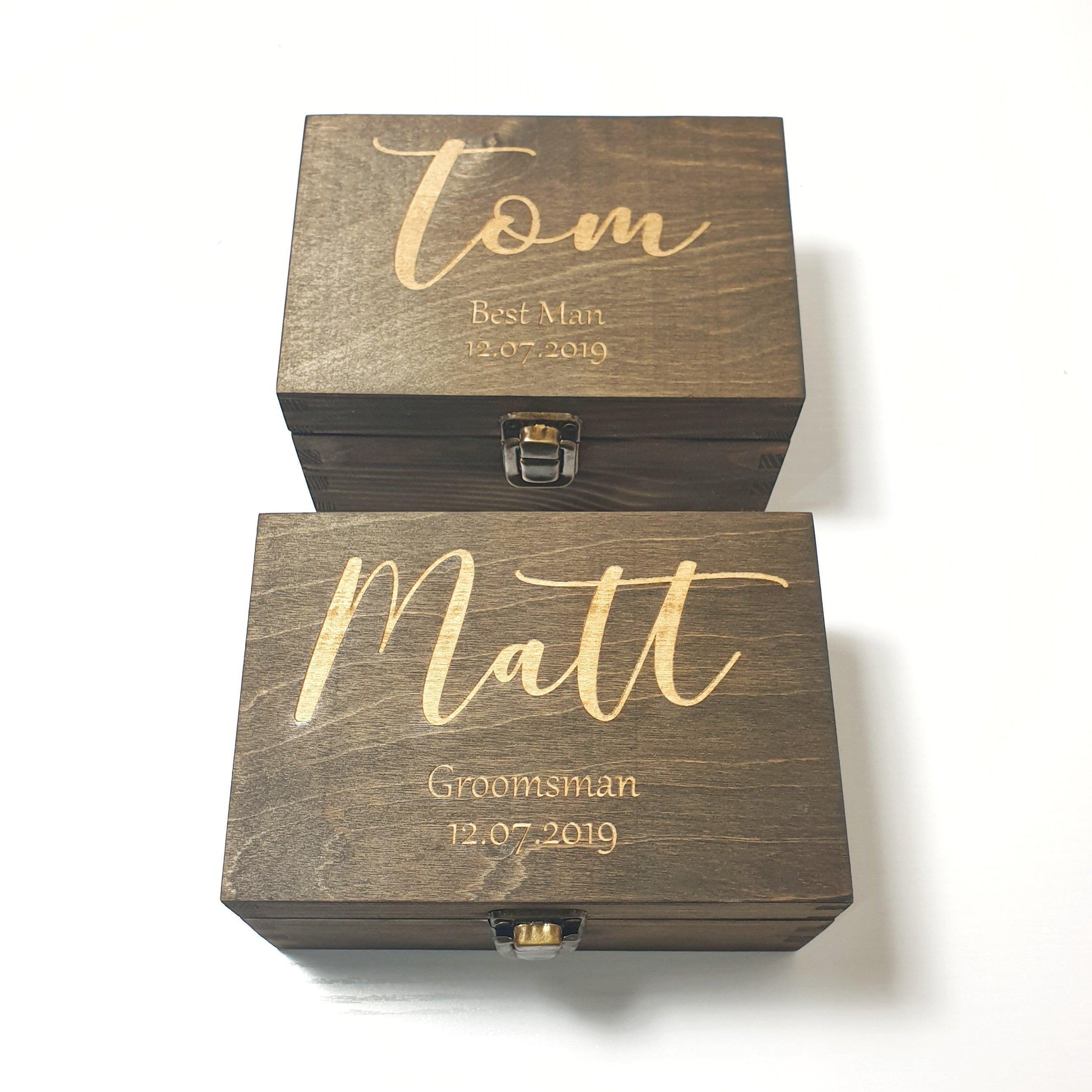 Personalised Groomsman Wedding Gift Box I Best Man Gift I Make Memento