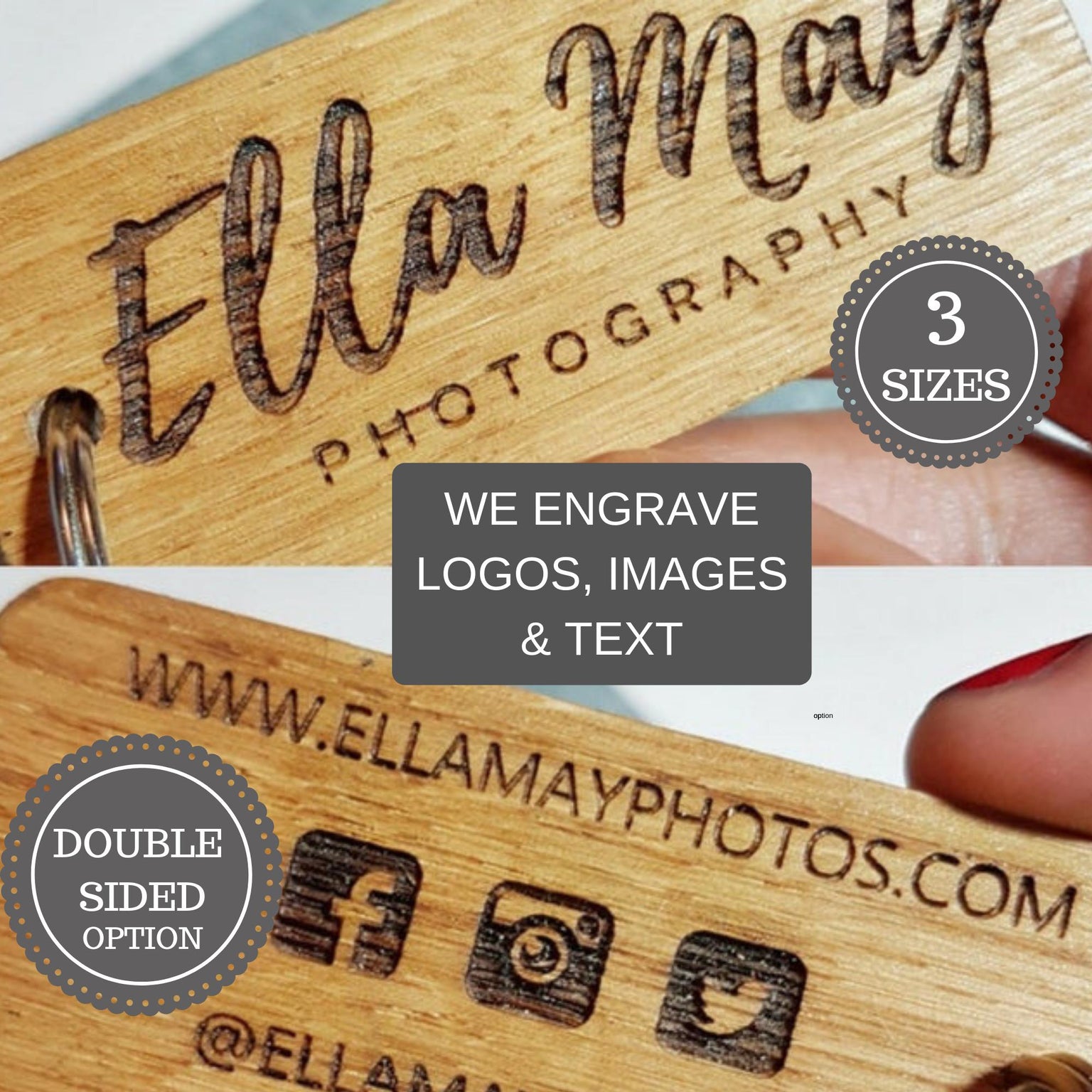 Custom Keyrings for Business & Hospitality | Promotional Logo Branding ...