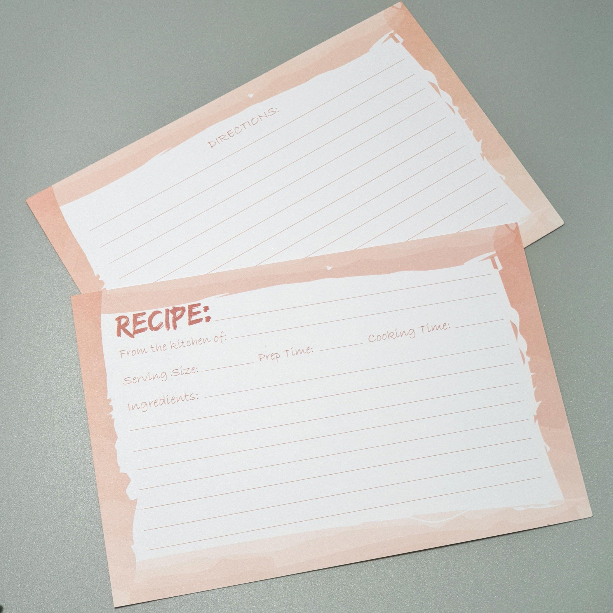 Personalised Recipe Card Box I Wooden Recipe Organiser I Make Memento