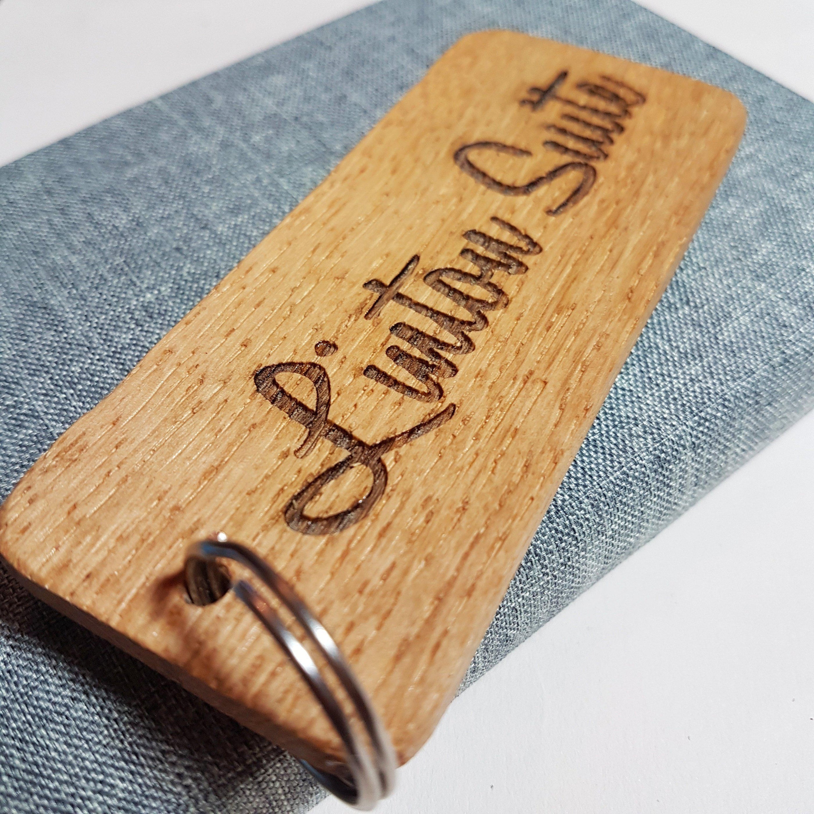 Personalised Room Name Keyring I Make Memento