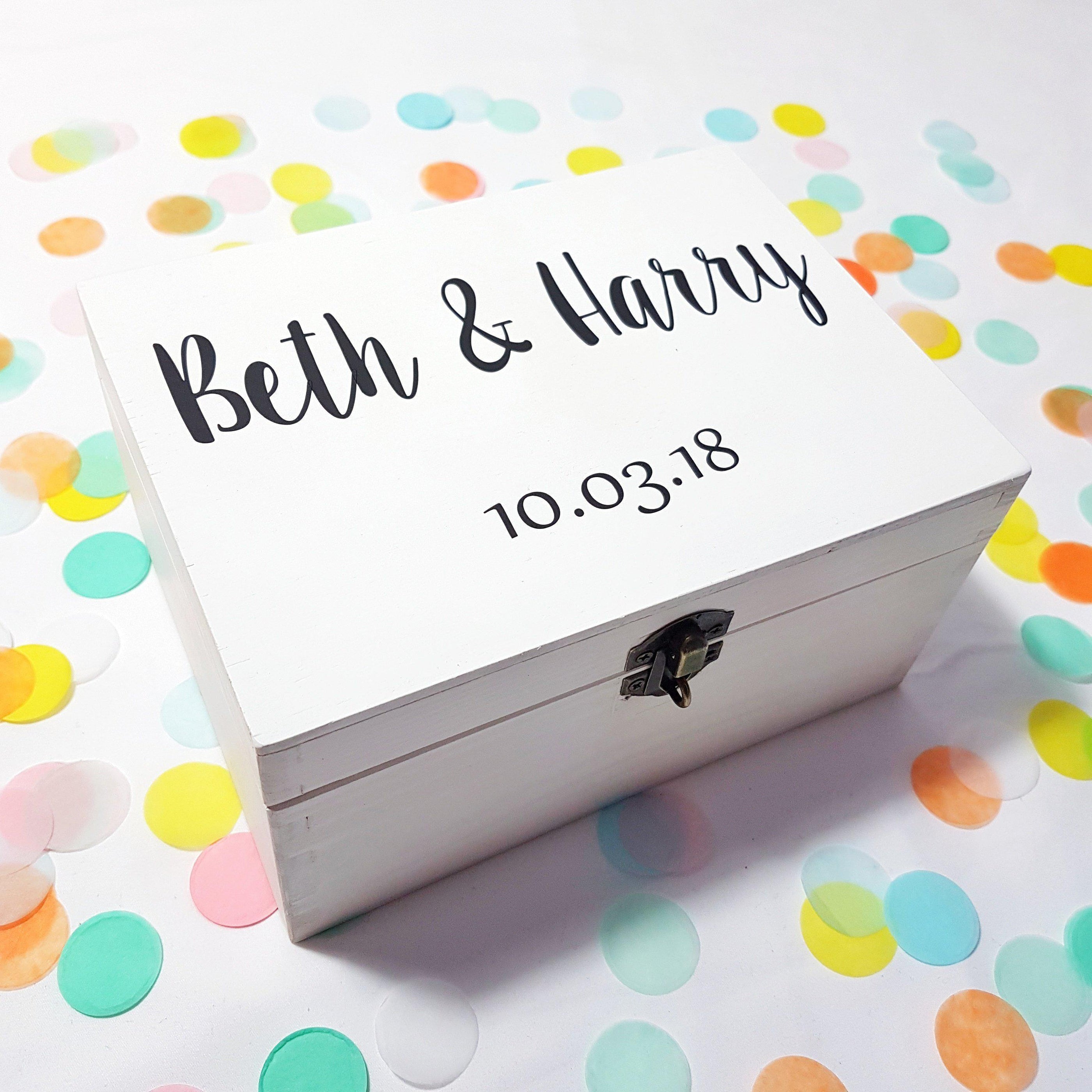 Personalised Wooden Memory Box I Make Memento
