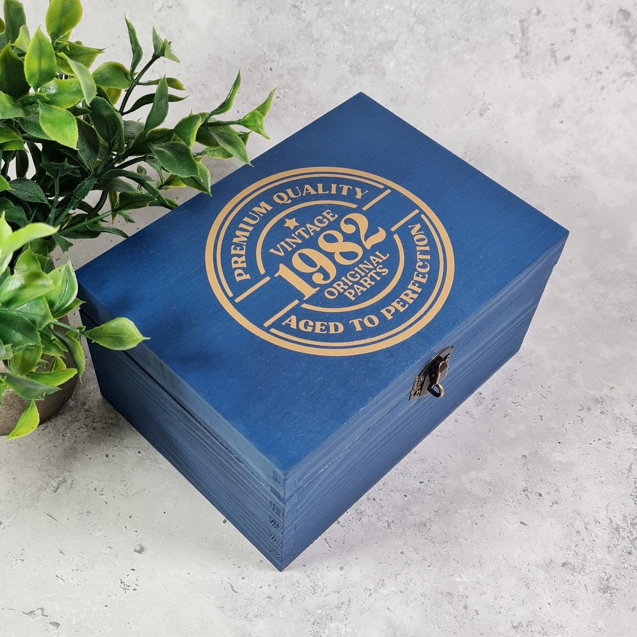 Personalised Year Birthday Keepsake Box I 18th 21st 30th Birthday Memo ...