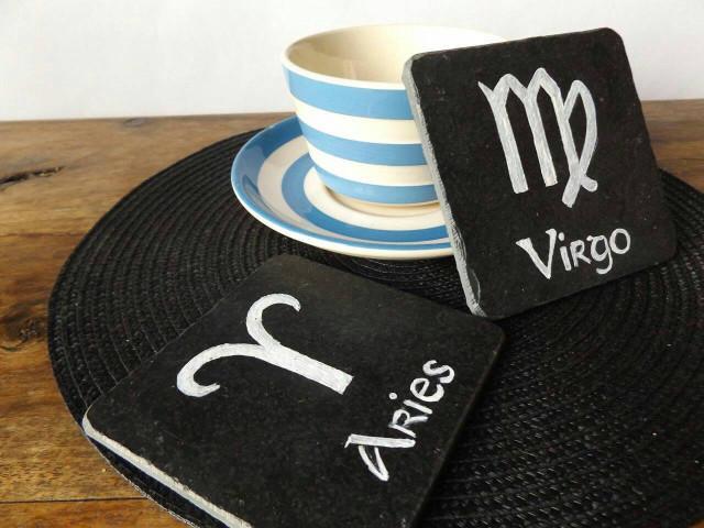 Personalised oak wood coasters I Make Memento