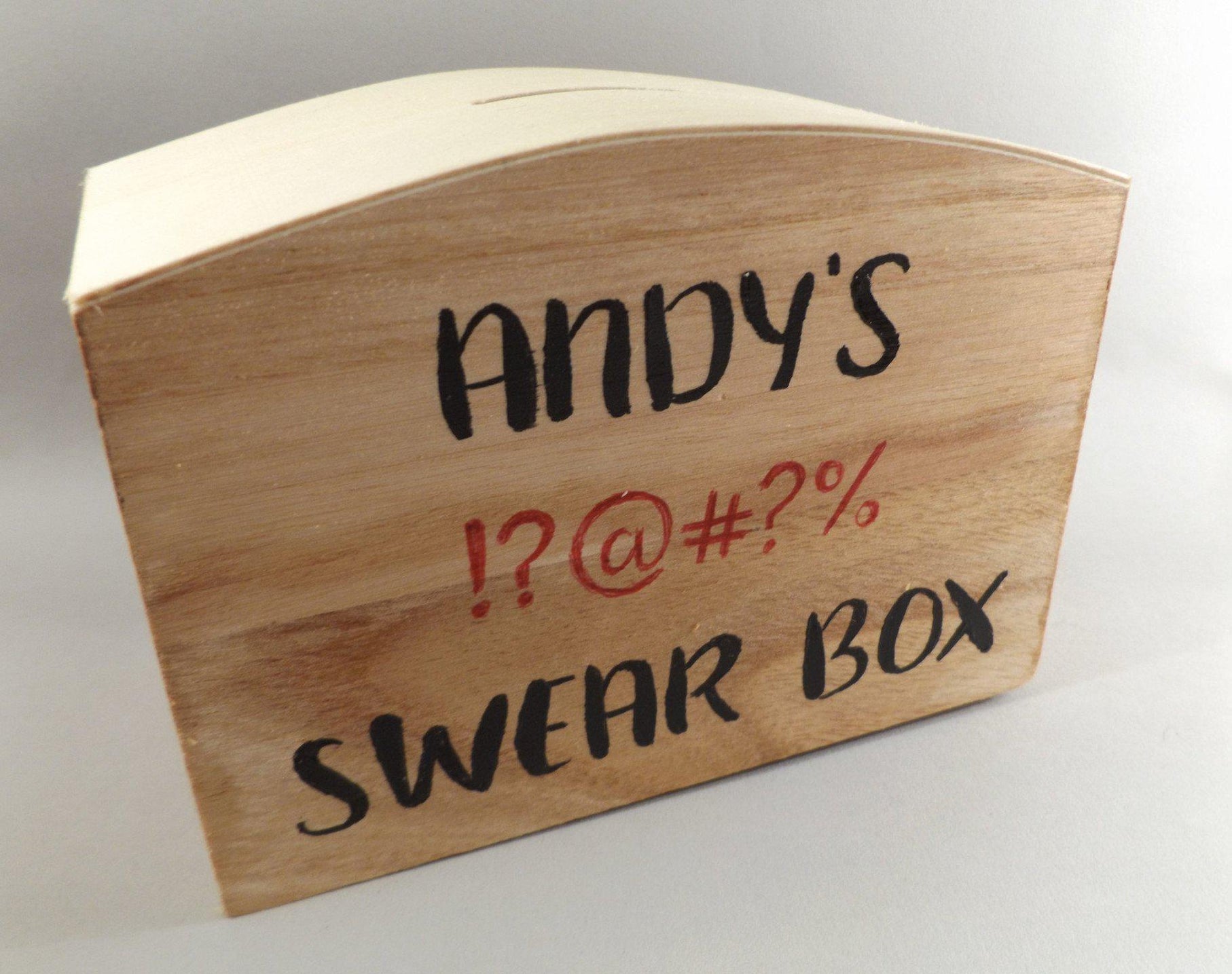 Personalised swear box - money box I Make Memento