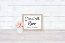 Printable Cocktail Party Sign I Make Memento