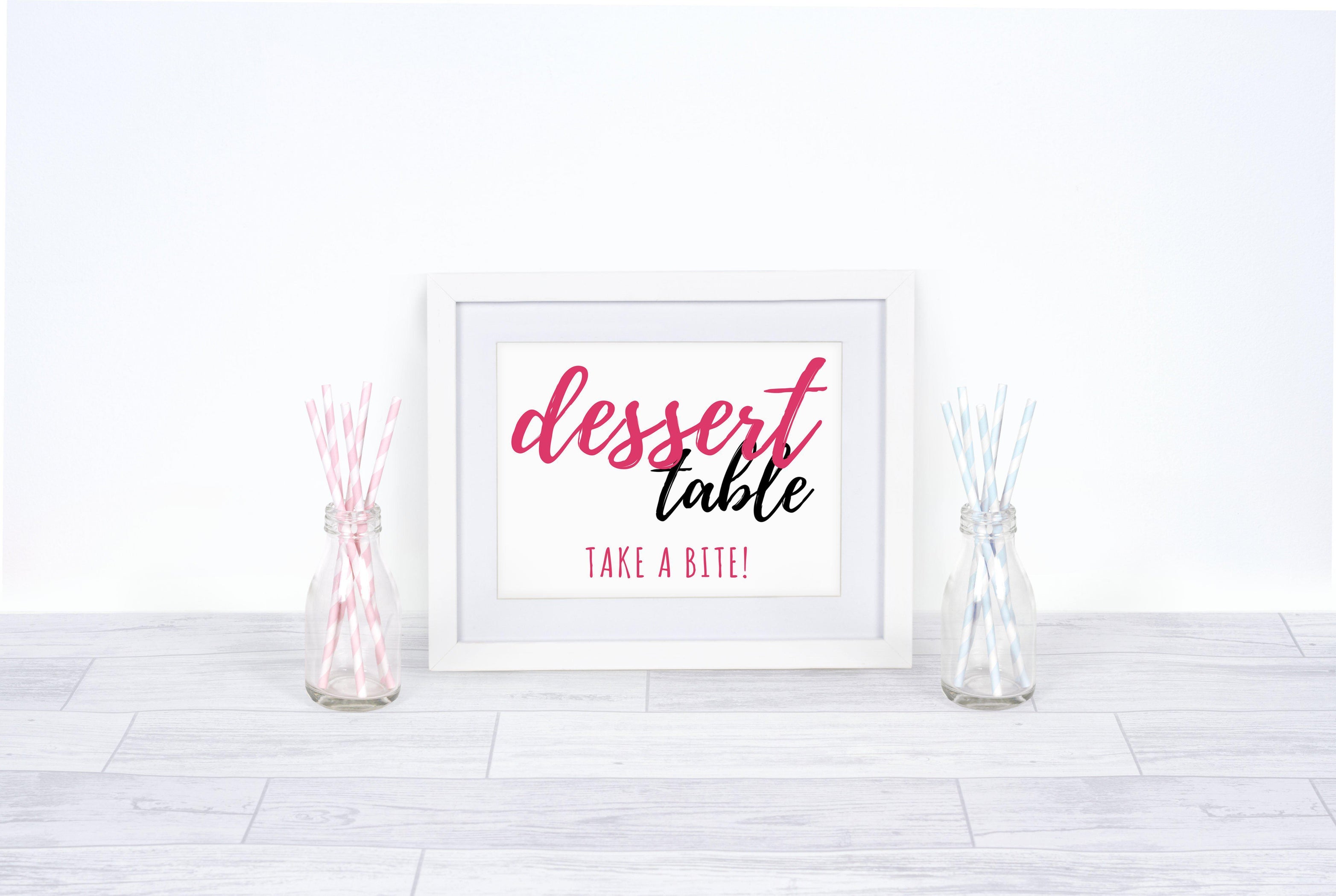 Printable Dessert Table Sign I Make Memento