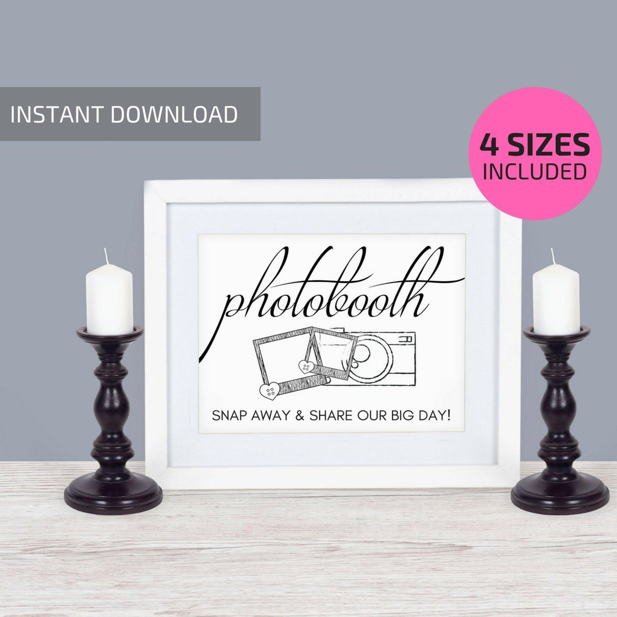 Photo Booth Sign Printable FREE Photo Booth Sign (Printable) | Photo