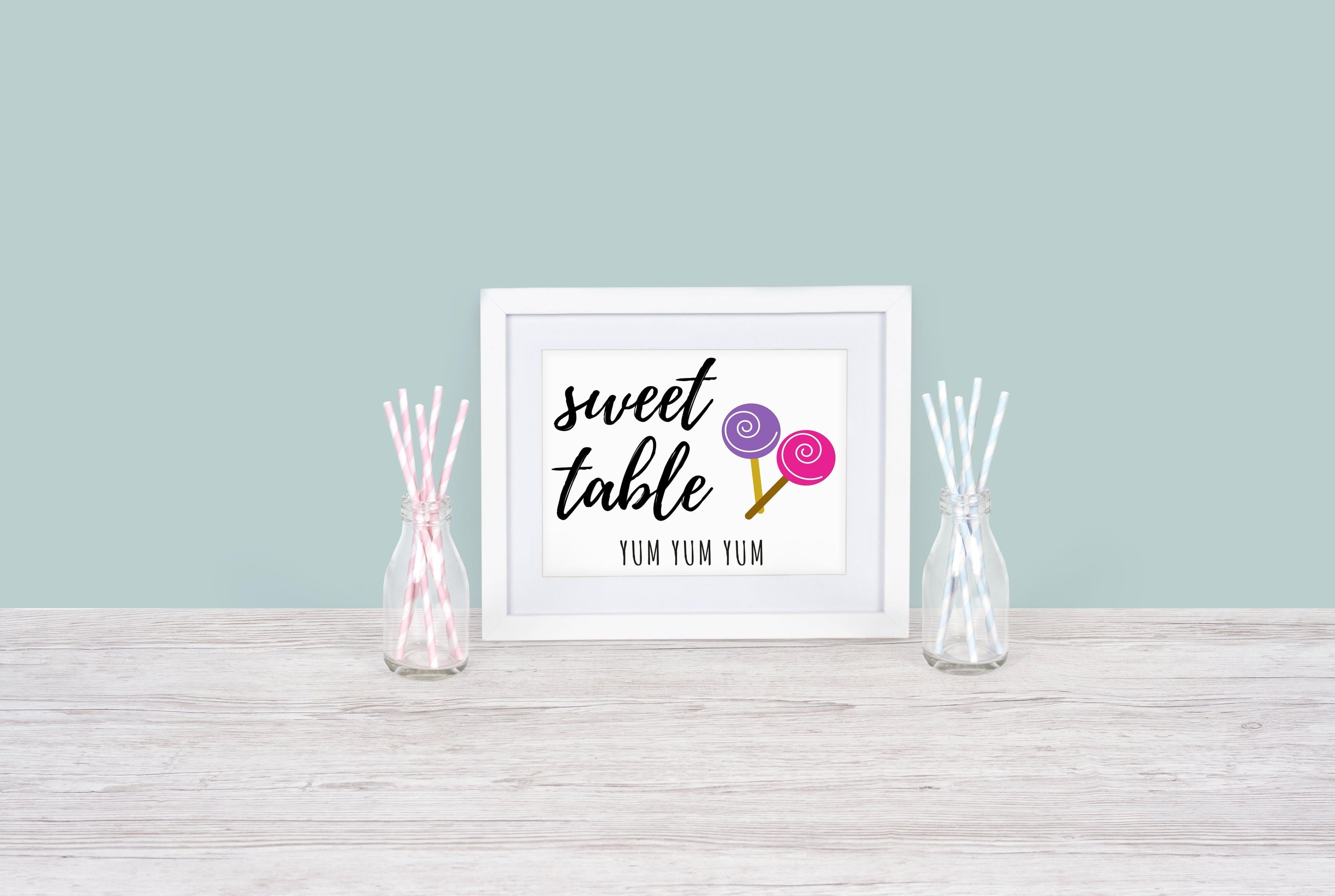 Printable Sweet Table Sign I Make Memento