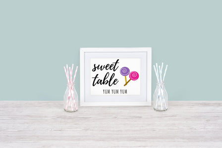 Printable Sweet Table Sign I Make Memento