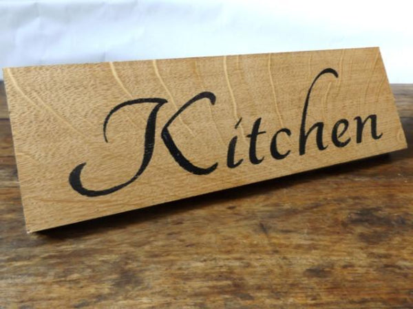Wooden Kitchen Plaque I Make Memento